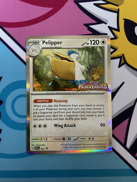 POKEMON SV PALDEA Evolved Pelipper SVP EN 022 PROMO EUR 11,61 - PicClick IT