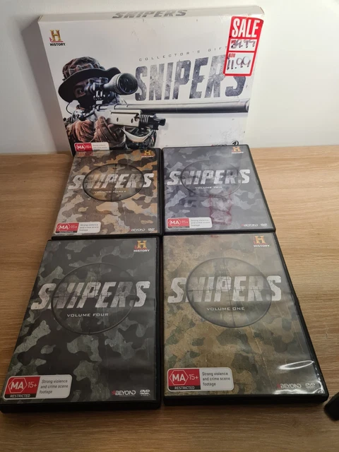 SNIPERS COLLECTORS GIFT Set History Channel 4 Disc Boxset DVD Region 4 ...