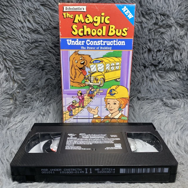 MAGIC SCHOOL BUS, The - Under Construction VHS Tape 2000 Scholastic ...