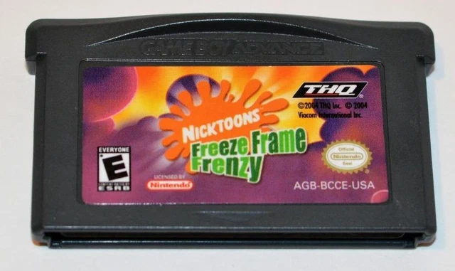 NICKTOONS: FREEZE FRAME Frenzy Nintendo Game Boy Advance Sp Gba $7.59 ...