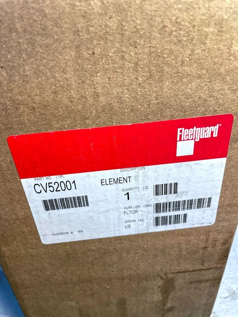 FLEETGUARD CRANKCASE VENTILATION CV52001 (Freightliner) $159.11 ...