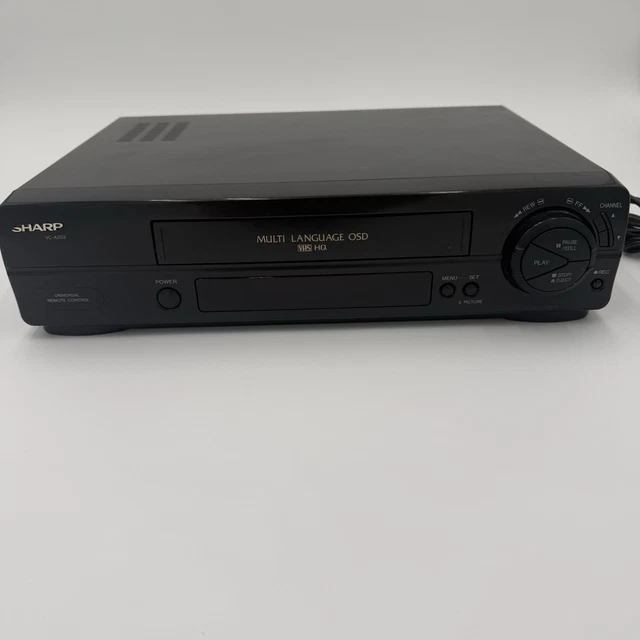 SHARP VCR MODEL VC-A353U VHS Player Recorder 4 Head No Remote TESTED £ ...