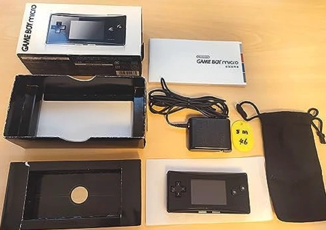 NINTENDO GAME BOY Micro Console System Black Gameboy Advance from Japan ...