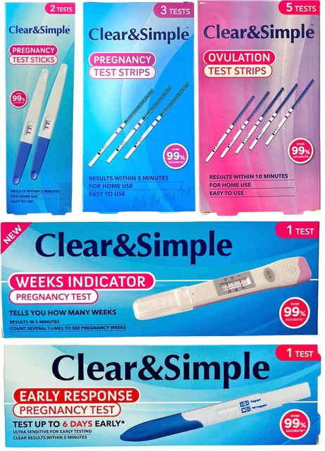 PREGNANCY TEST STICK Early Detection Ovulation Test Week Indicator ...
