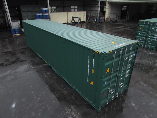 40FT HIGH CUBE New Shipping Container / 40ft HC One Trip Container ...