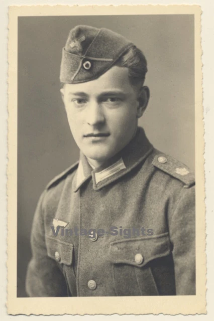 WW2: HANDSOME YOUNG German Soldier In Uniform *3 (Vintage RPPC 1930s ...