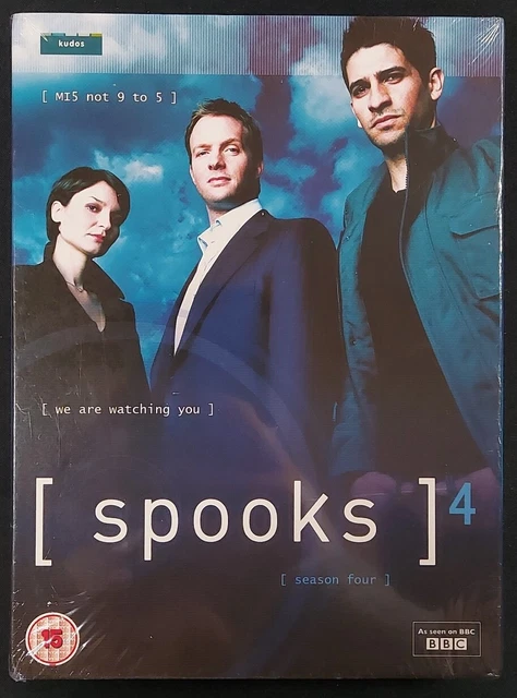 SPOOKS SEASON 4 DVD Box Set BBC Spy Drama 2006 NEW/SEALED Series Four ...