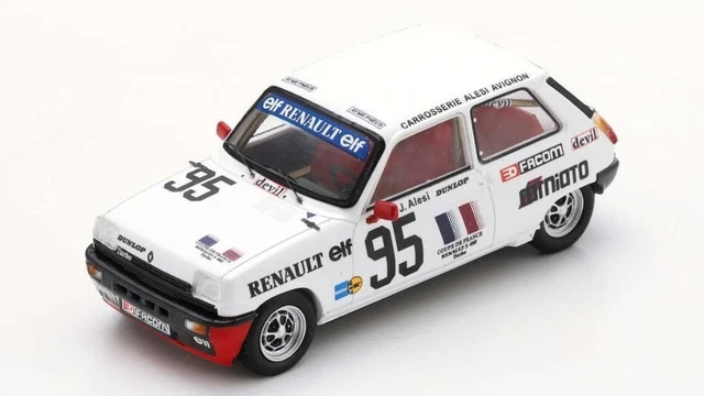 SPARK MODEL - RENAULT 5 ALPINE TURBO N.95 MAGNY-COURS 1983 JEAN ALESI 1 ...