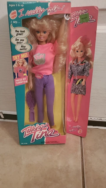 VINTAGE 1992 TOYMAX SUMMER FUN TALKING TINA DOLL No. 5105 Press My ...