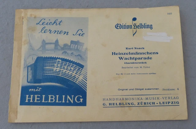 ALTES NOTENBLATT &HEINZELMÄNNCHENS Wachtparade", Kurt Noack ...