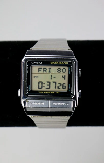 VINTAGE CASIO DB-500 Watch TELEMEMO 50 DATA BANK Model 262 - Works, New ...