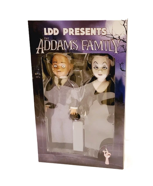 LIVING DEAD DOLLS Addams Family Gomez and Morticia Figures NRFB $99.23 ...
