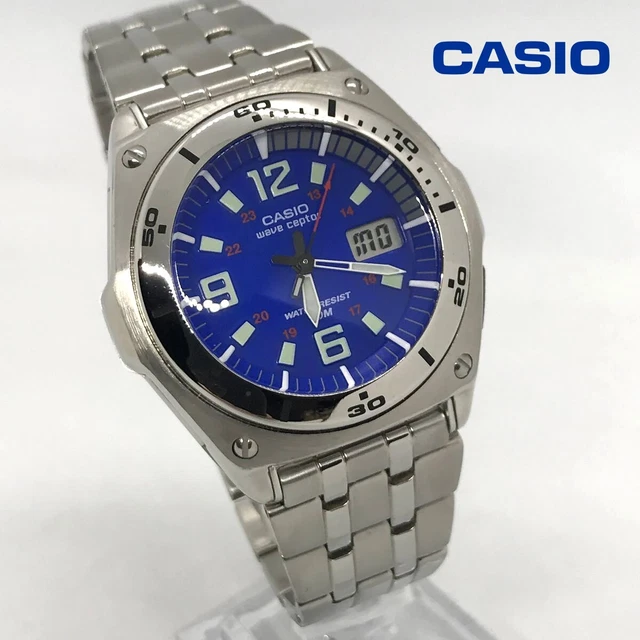 CASIO WVQ-200HU WAVE Ceptor men's quartz watch analogue digital mod ...