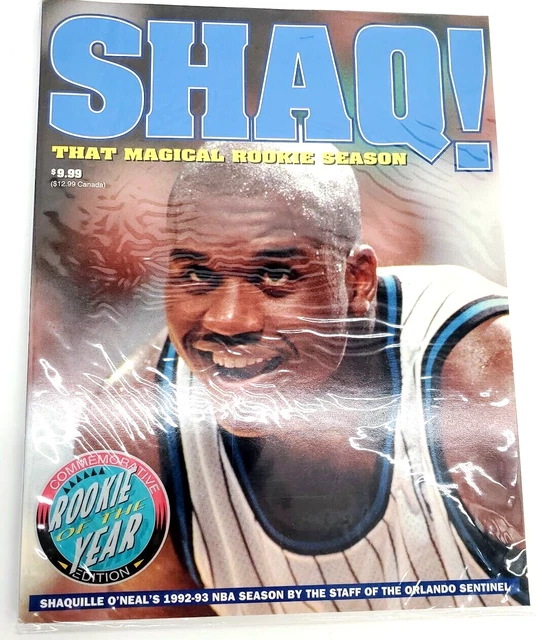 SHAQ MAGAZINE SHAQUILLE O'Neal That Magical Rookie Season 1992-93 NBA ...
