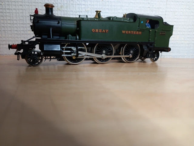 AIRFIX OO GAUGE GWR 61676106 PRAIRIE TANK ENGINE 2-6-2 RUNNING NEEDS ...