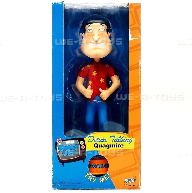 FAMILY GUY DE Luxe Parlant Bourbier Action Figurine 2006 Mezco #20125 ...