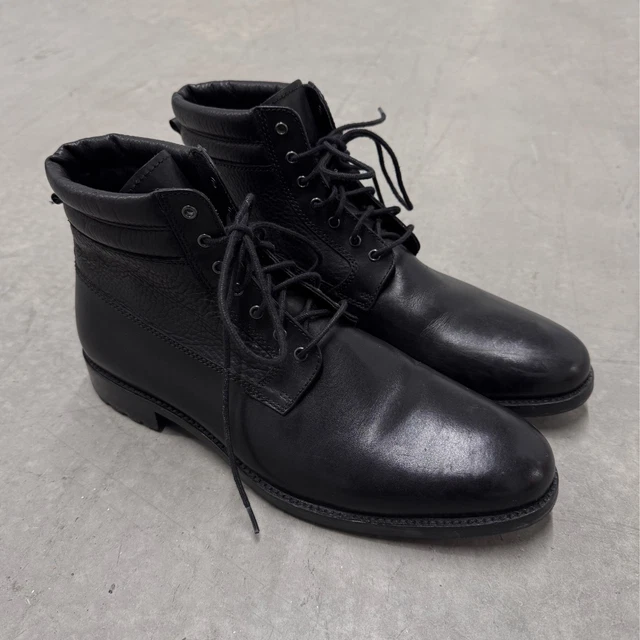 WARFIELD GRAND MENS Kirby Boot Size 11 Back Leather Plain Toe Lug Sole ...