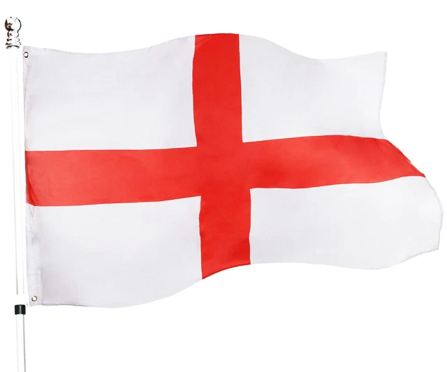 Uk Flag England Flag 3x2 Feet - St George's Cross, For Display ...