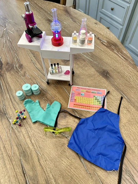 OUR GENERATION SCHOOL Science Lab Set Classroom Chemistry for 18" Doll ...