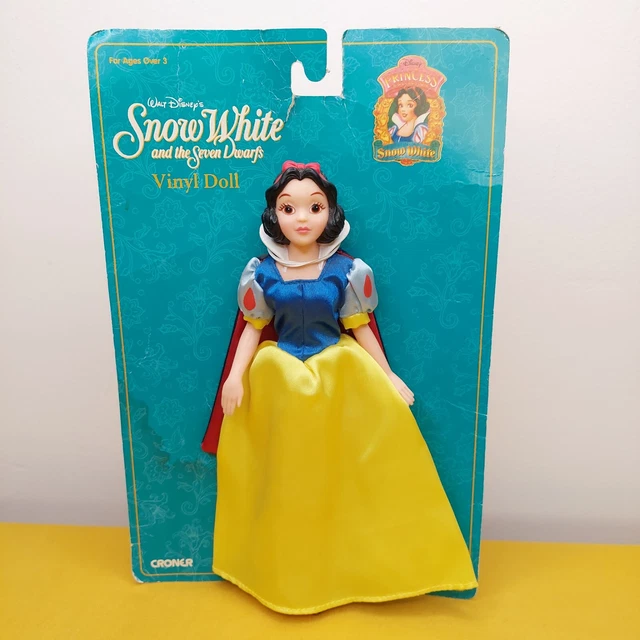 WALT DISNEY SNOW White Vinyl Doll Croner Applause In Original Packaging ...