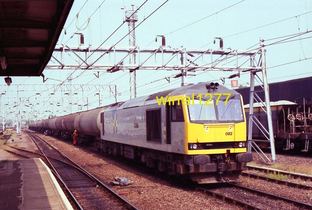 ORIGINAL RAILWAY PHOTOGRAPHIC negative Class 60 60082 At Nuneaton £2.75 ...