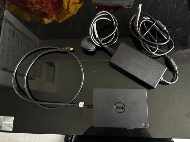 ORIGINAL DELL WD15 Docking Station Model: K17A USB-C With 130W Adapter ...