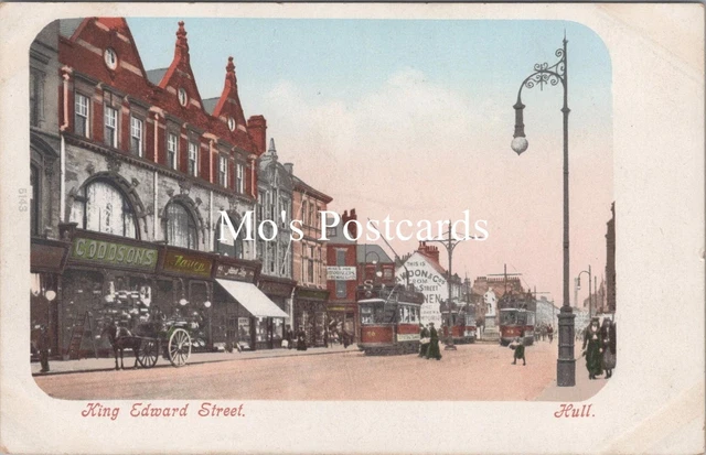 YORKSHIRE POSTCARD - Hull, King Edward Street SW16451 £6.70 - PicClick UK
