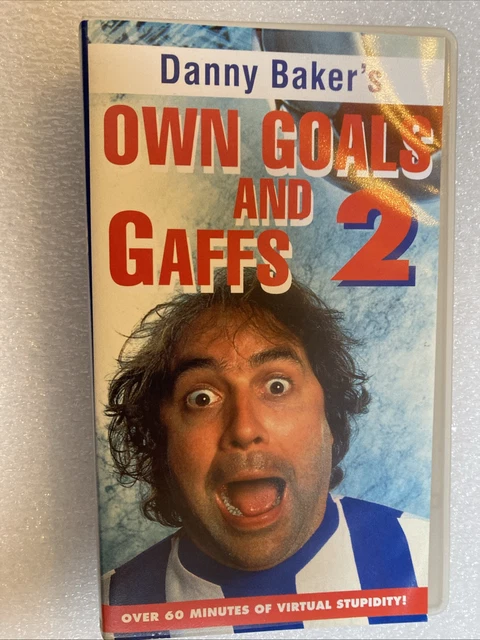 DANNY BAKER’S OWN Goals and Gaffs 2 VHS Tape 1994 £2.74 - PicClick UK