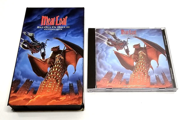 MEAT LOAF BAT Out Of Hell II Picture Show VHS 1994 & Bat Out Of Hell II ...