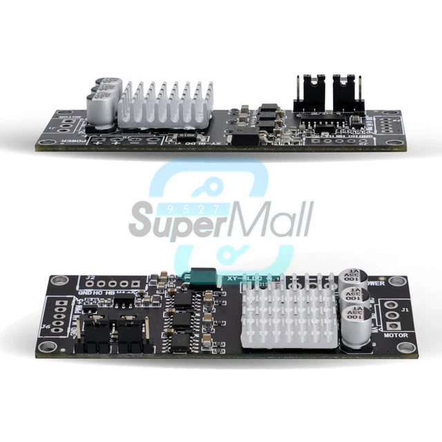 BLDC 3-PHASE DC Brushless Hall Motor Drive Board Speed Controller DC 12 ...