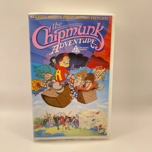 THE CHIPMUNK ADVENTURE (VHS 1987) Alvin's First Motion Picture $29.95 ...