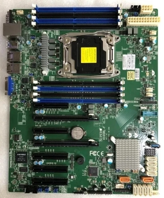 SUPERMICRO X10SRL-F ATX Motherboard LGA2011-3 DDR4 Intel C612 Chipset ...