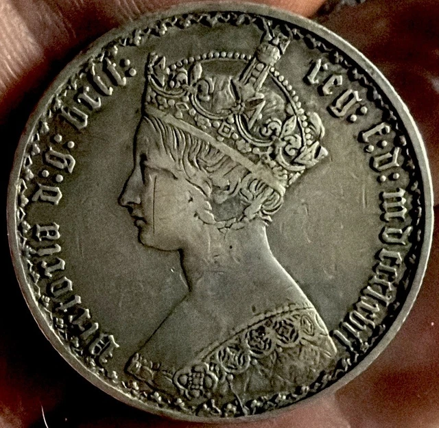 VICTORIA GOTHIC FLORIN , 1867, Die 1 £8.58 - PicClick UK