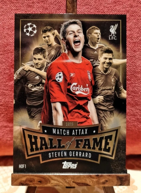 TOPPS MATCH ATTAX CL 2025/26 - Steven Gerrard Hall of Fame #HOF 1 ...