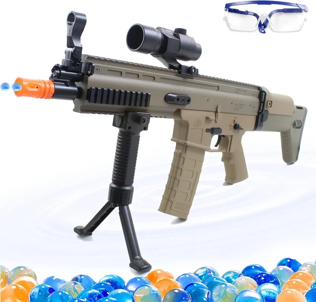 JM SCAR V2 Electric Gel Blaster Fully Automatic Toy Gun Up to 250 FPS ...