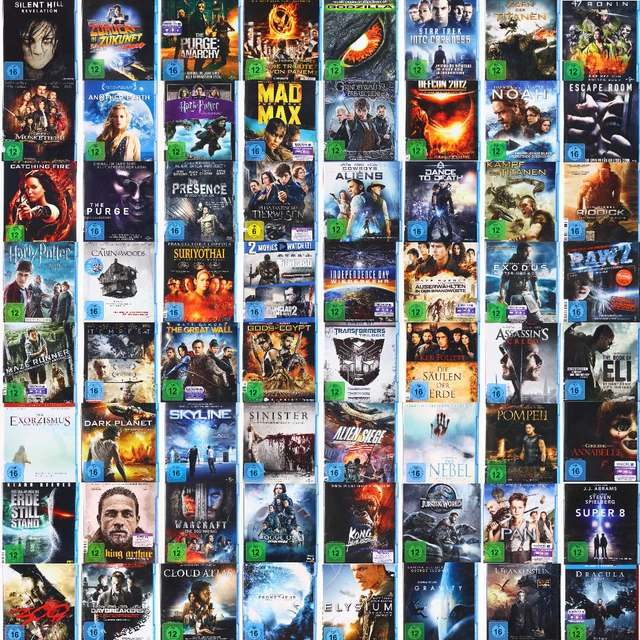 BLURAY FILME KLASSIKER Horror Abenteuer Fantasy Blockbuster Sammlung ...