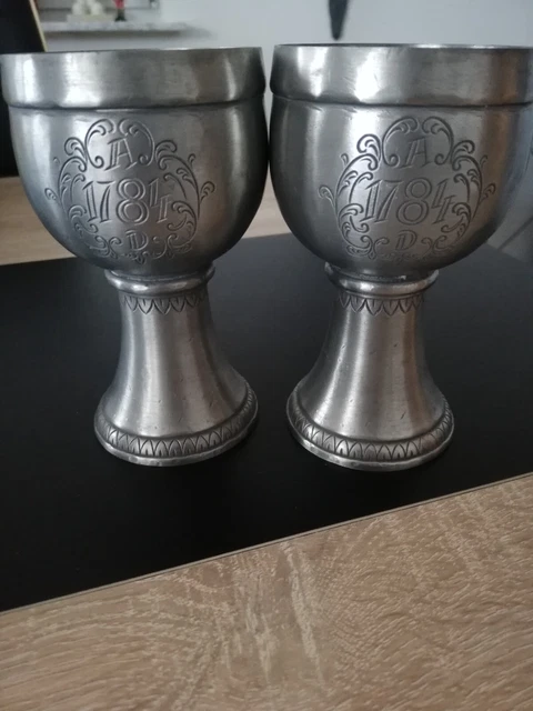 SKS 1784 ZINN Becher 95% Zinn EUR 13,00 - PicClick DE