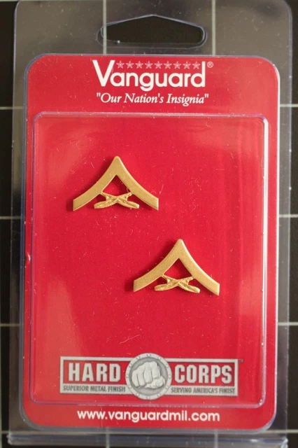 USMC US MARINE Corps E-3 Lance Corporal Uniform Gold Rank Device ...
