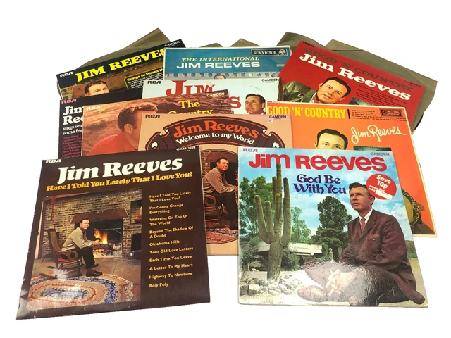 JIM REEVES VINYL Record Bundle God Be With You Good N Country C67 P495 ...