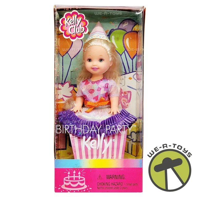 BARBIE KELLY CLUB Birthday Party KELLY Doll 2001 Mattel No. 55704 NEW £ ...