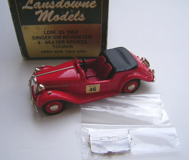 1/43 BROOKLIN LANSDOWNE Ldm25 Singer Sm Roadster 54 Msmc 1999 EUR 100 ...