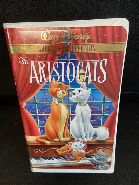 WALT DISNEY GOLD Classic Collection The Aristocats VHS Clamshell Tested ...