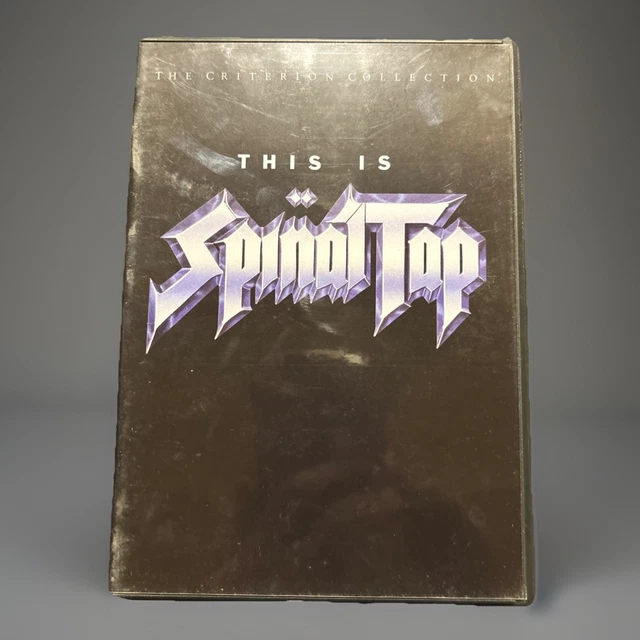 THIS IS SPINAL Tap -Rob Reiner -Original Vintage CRITERION DVD -Rare ...