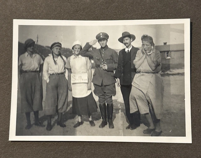 SYLT SOLDAT BURSCHE Wehrmacht Uniform BDM Mädel Konvolut 20x16 Original ...