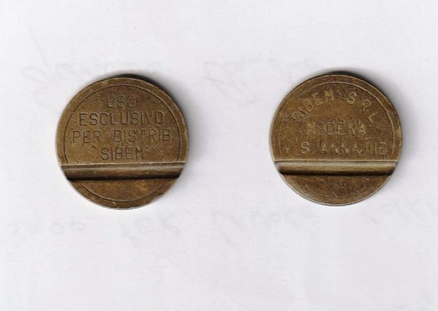 OLD COCA COLA dispenser token for SIBEM account of Modena - bronze £2. ...