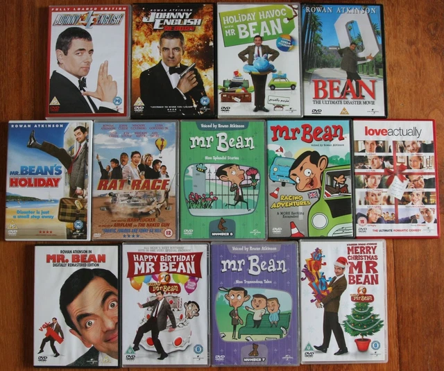 MR BEAN COMPLETE movie ROWAN ATKINSON johnny english 13 dvd MEGA ...