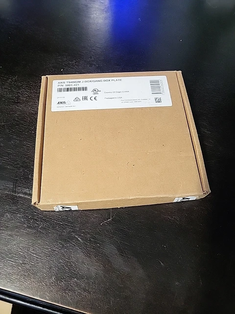 AXIS COMMUNICATION T94B02M Junction Box / Gang Box Mount Plate - White ...