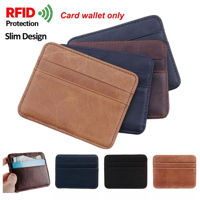 POCKET FIBRA DI carbonio Blocco RFID Slim Wallet Anti -capo Clip di ...