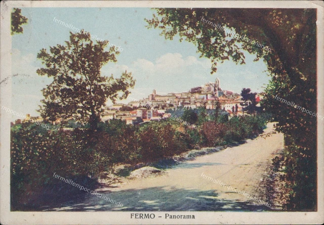 AR378 CARTOLINA FERMO panorama provincia di ascoli piceno EUR 7,00 ...