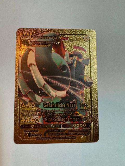 POKÉMON POKEMON KARTE Gold - VMAX - Patinaraja - KP 340 - Neu EUR 1,00 - PicClick DE